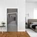 Tunnel Door Decal, Peel and Stick Removable Door Sticker 91cm X 211cm ...