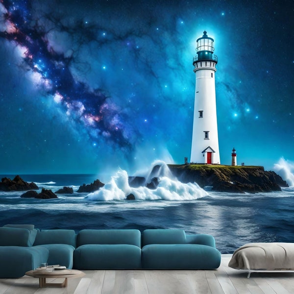 Lighthouse Wall Decal - Etsy