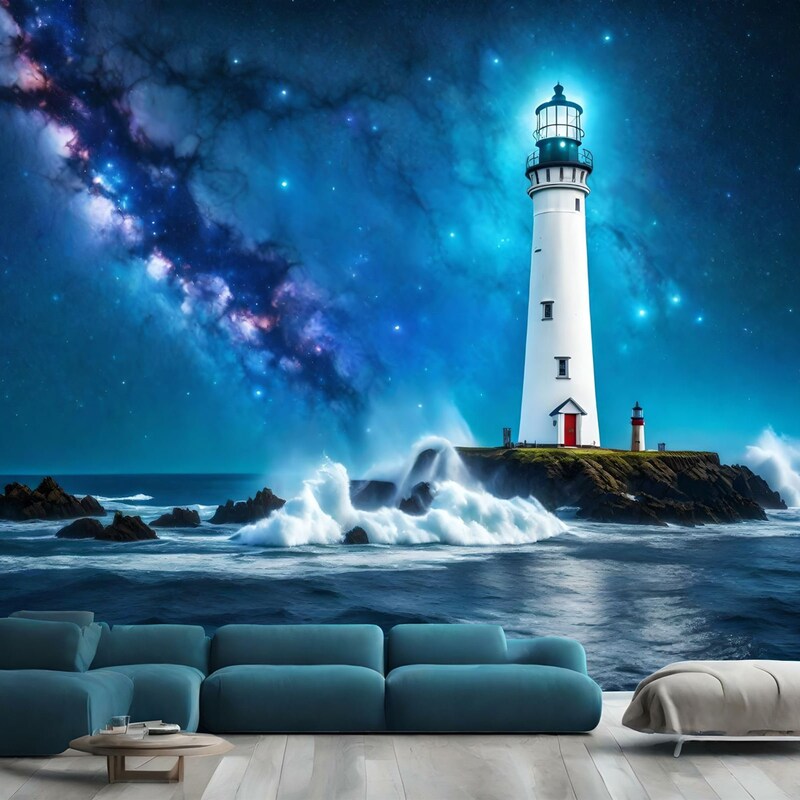 Lighthouse Wall Decal - Etsy