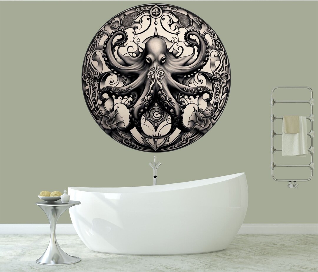 Alchemy Fine Art AI Generated Circle Poster Photomural Wall Décor Easy ...