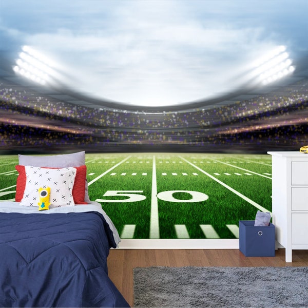 Football Mural - Etsy