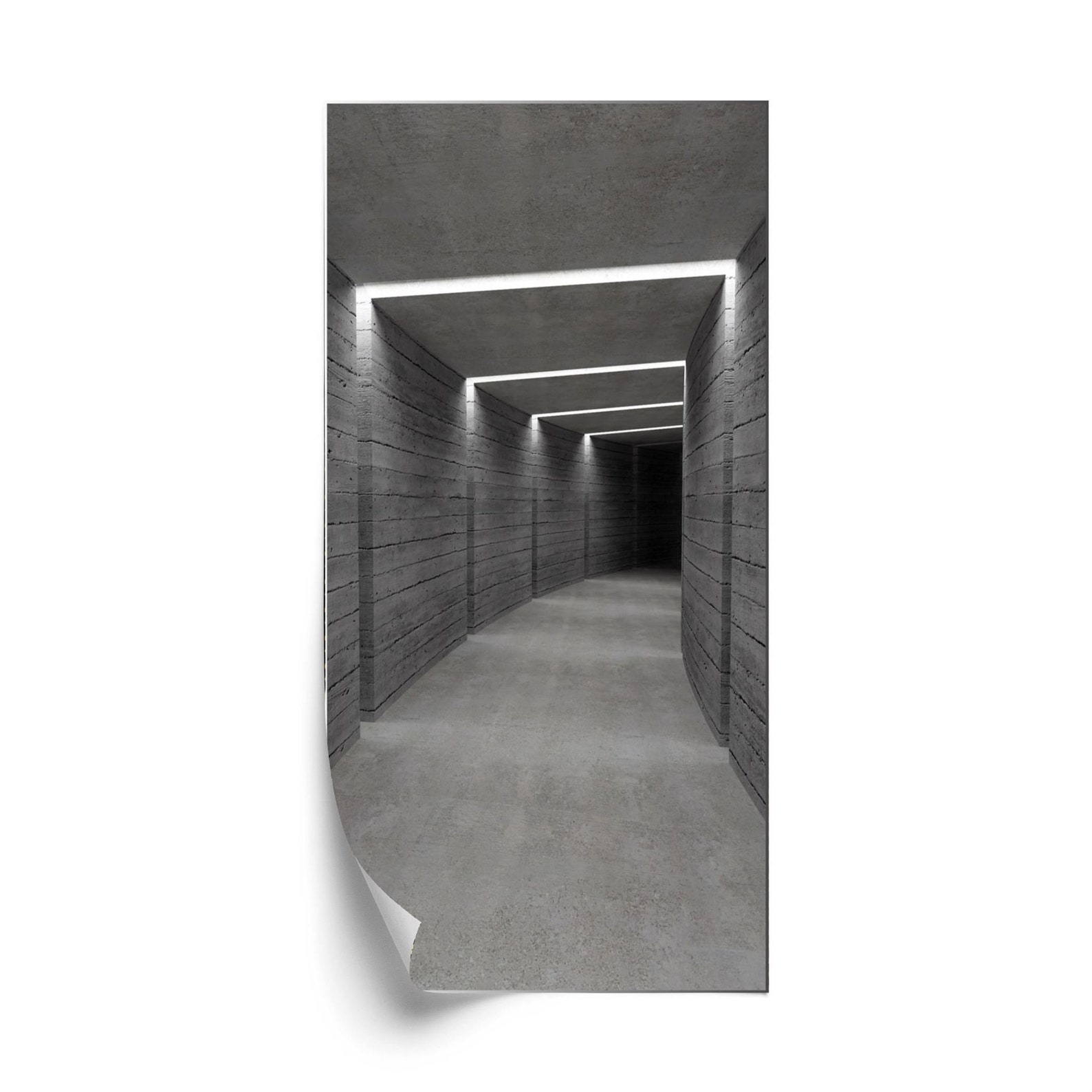 Tunnel Door Decal, Peel and Stick Removable Door Sticker 91cm X 211cm ...
