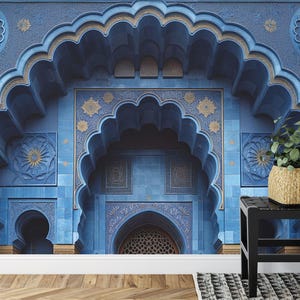Arabian Nights Decoration Islamic Arches Gift, Art Print Photomural ...