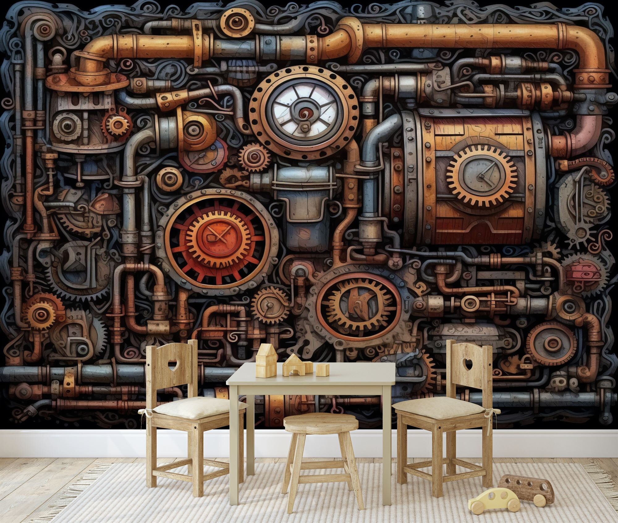 Steampunk Design Wallpaper
