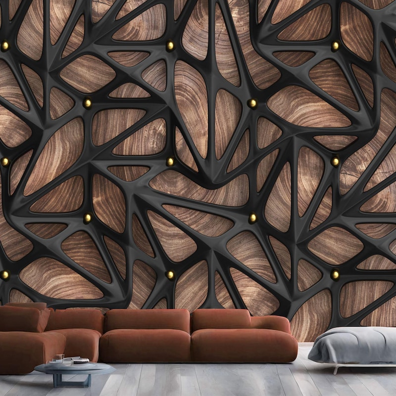 3d Wallpaper Modern - Etsy