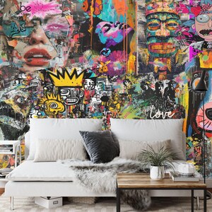 Wallpaper Street Art Urbanism Graffiti Mural Modern Urban Style Wall ...