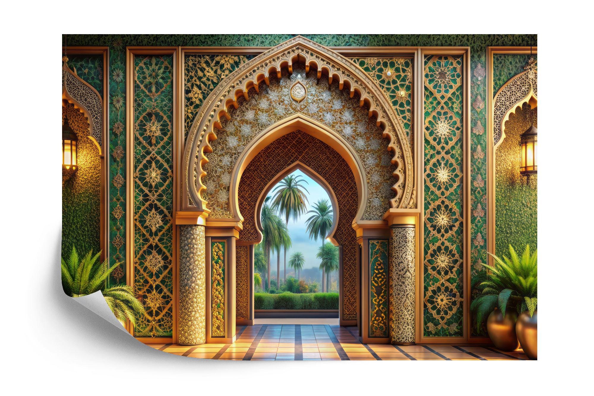 Islamic Arches Wallpaper Mural, Arabian Nights Decor, Peel and Stick - Etsy
