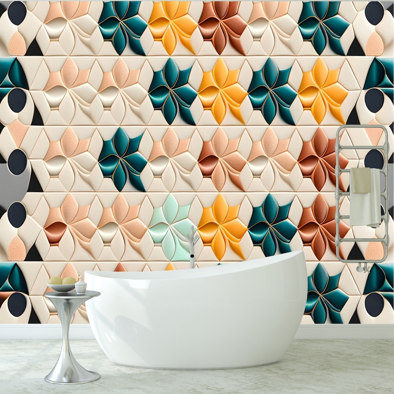 Large Tile Mural - Etsy