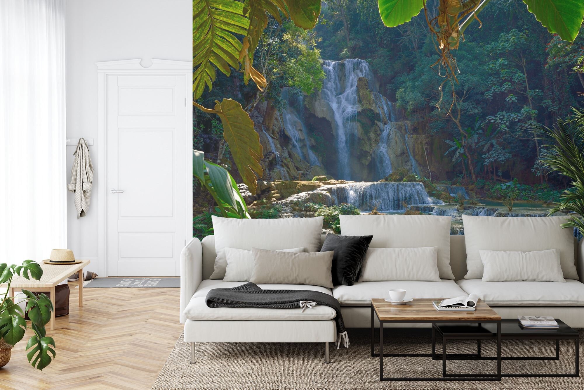 Cascade Waterfall, Nature Green View Gift Art Print Photomural ...