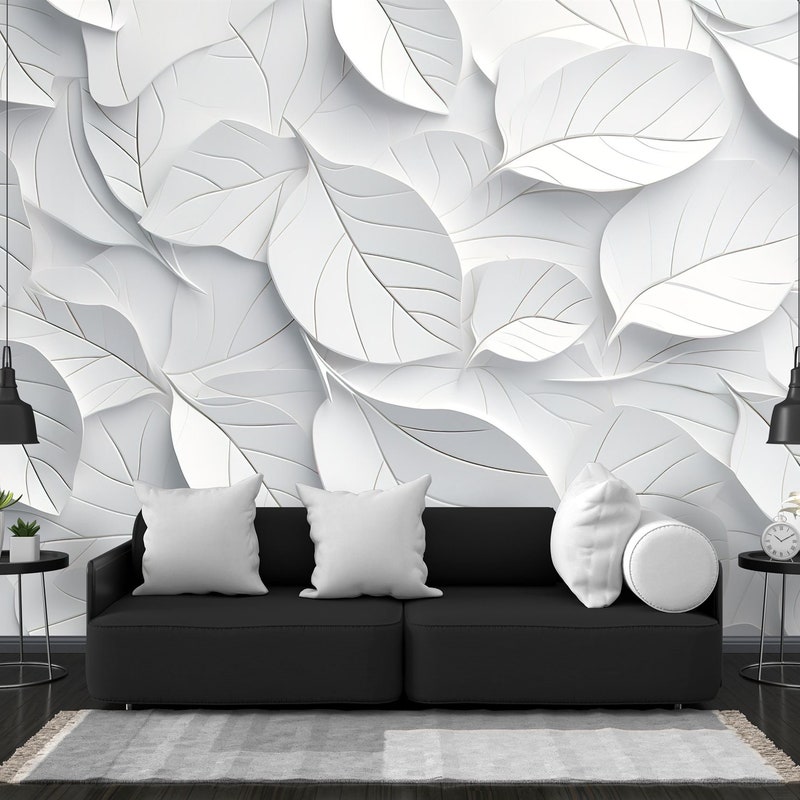 White Tile Wallpaper - Etsy