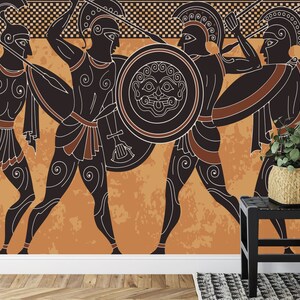 Ancient Greek Warriors Spartan Culture Gift Art Print Photomural ...