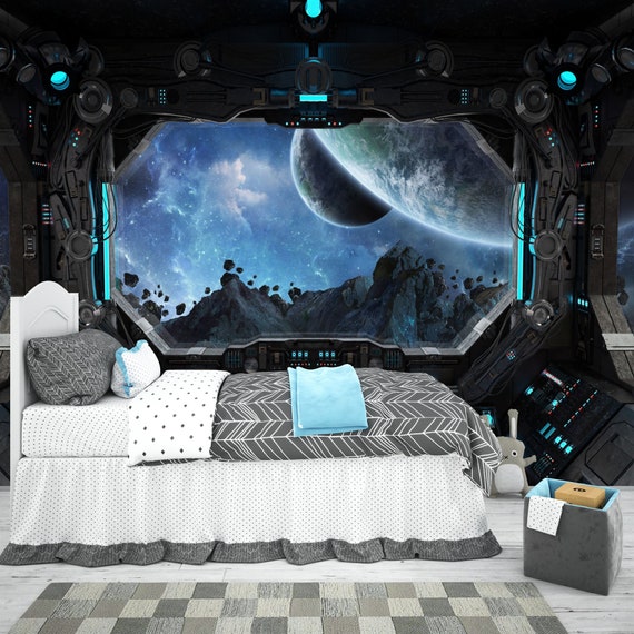 Spaceship Window Wallpaper