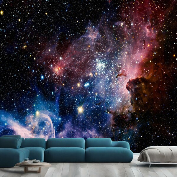 Space Wall Mural - Etsy