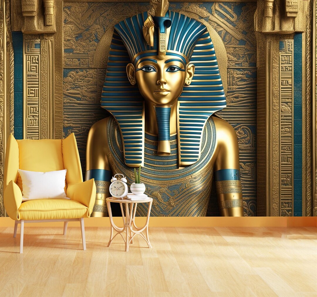 Pharaohs Egyptian Monument Generative AI Gift, Art Print Photomural ...