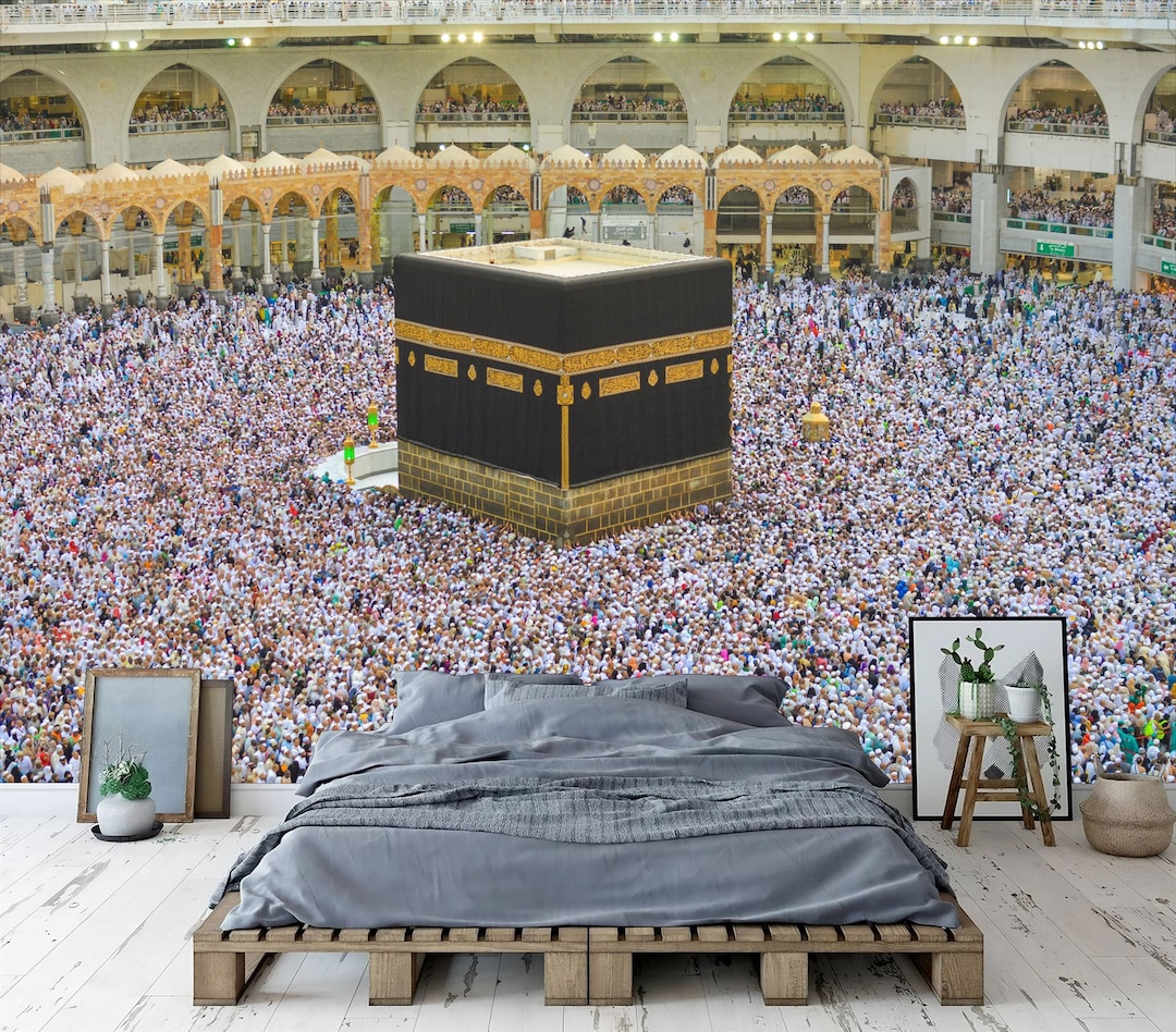 Kaaba Makkah Islamic Holiest Site Decor Gift, Art Print Photomural ...