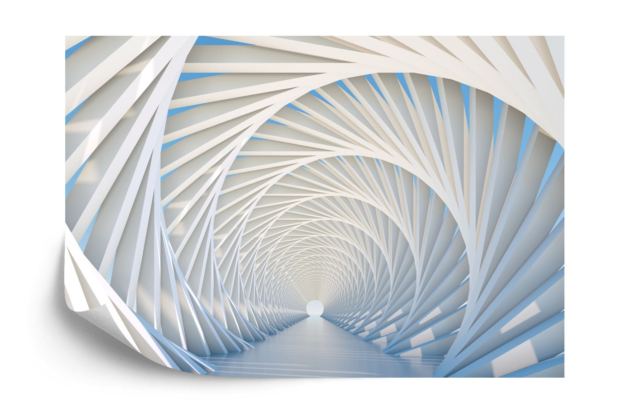 3D Prospective Tunnel Home Decor Gift, Art Print Photomural Wallpaper ...