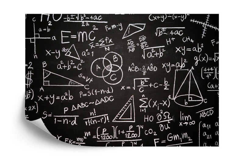 E=MC2 Physics Equation Wallpaper Mural, Peel and Stick - Etsy