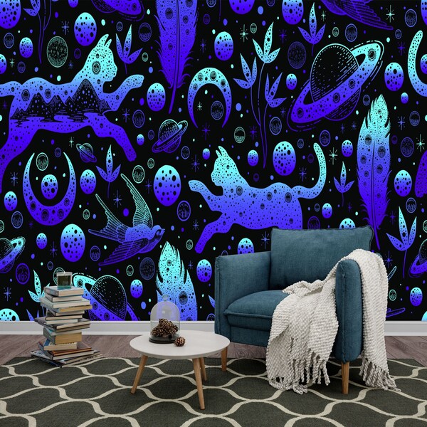 Washable Wallpaper Peel and Stick - Etsy