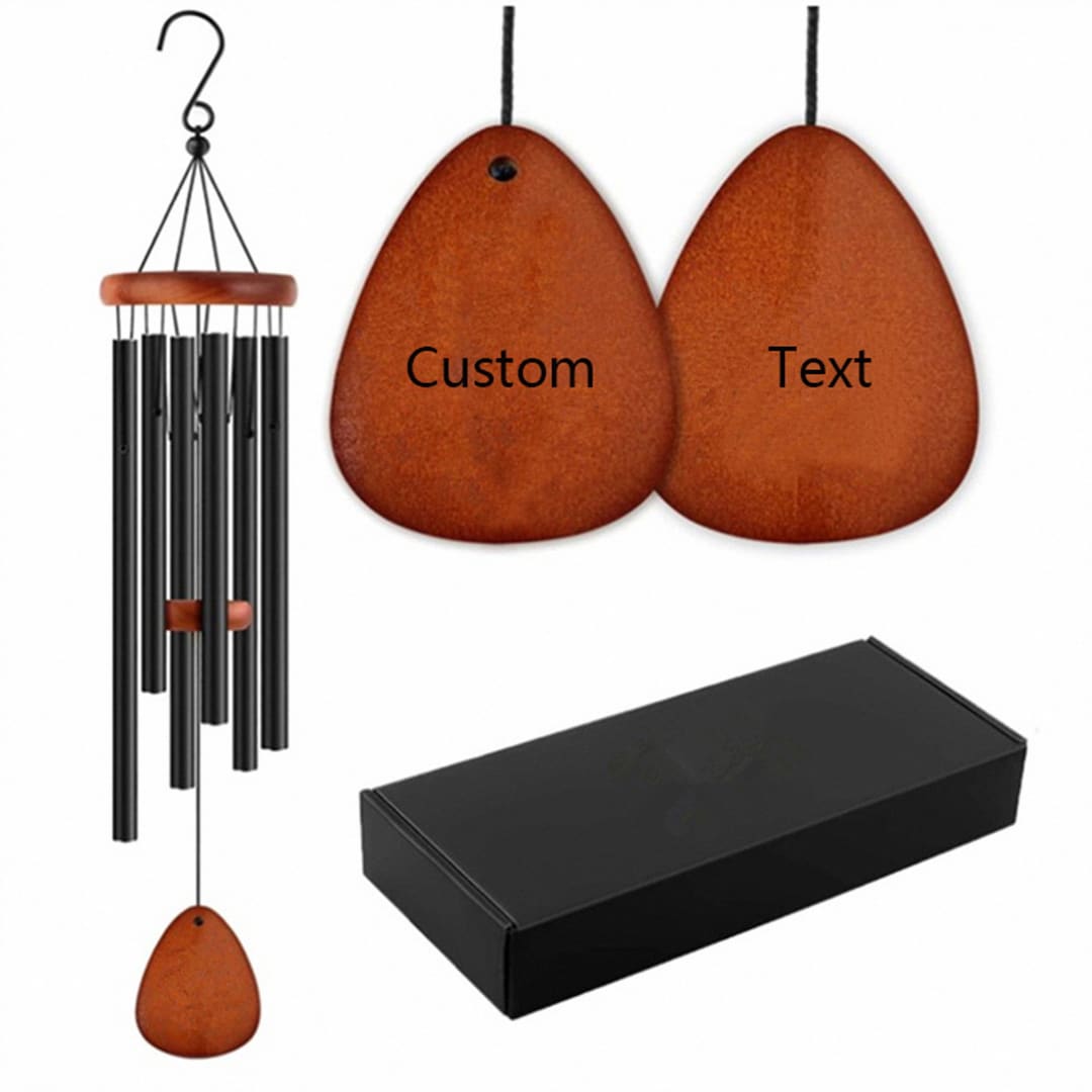 Personalized Wind Chimes: Custom Outdoor Memorial Gift - Etsy