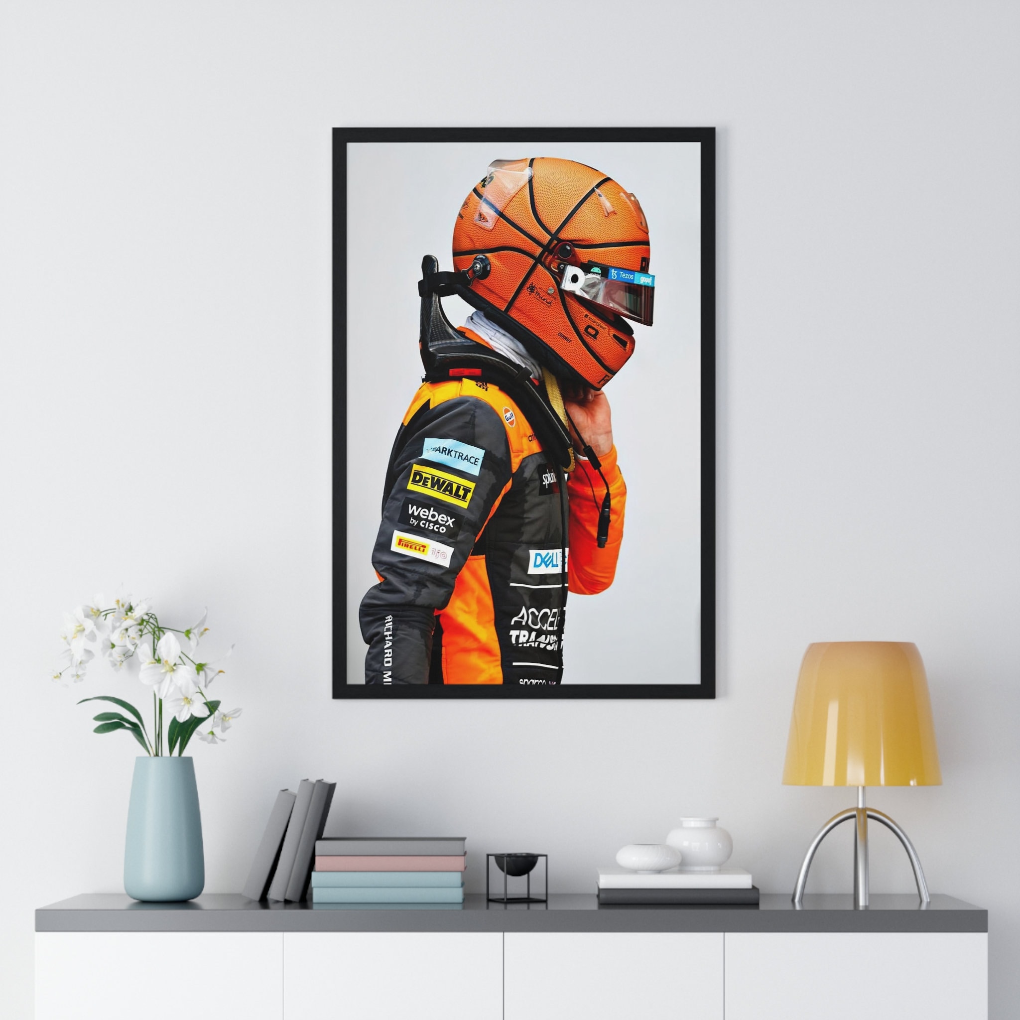 Lando Norris Poster Formula 1 Wall Art Lando Norris Sim Racing Decor F1 ...
