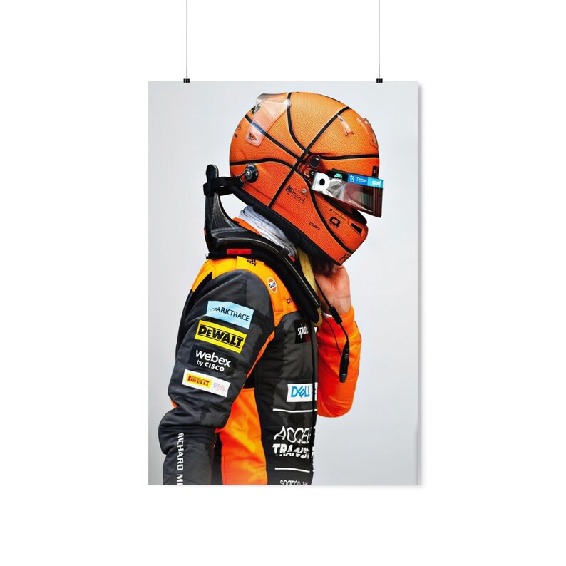 Lando Norris Poster Formula 1 Wall Art Lando Norris Sim Racing Decor F1 ...