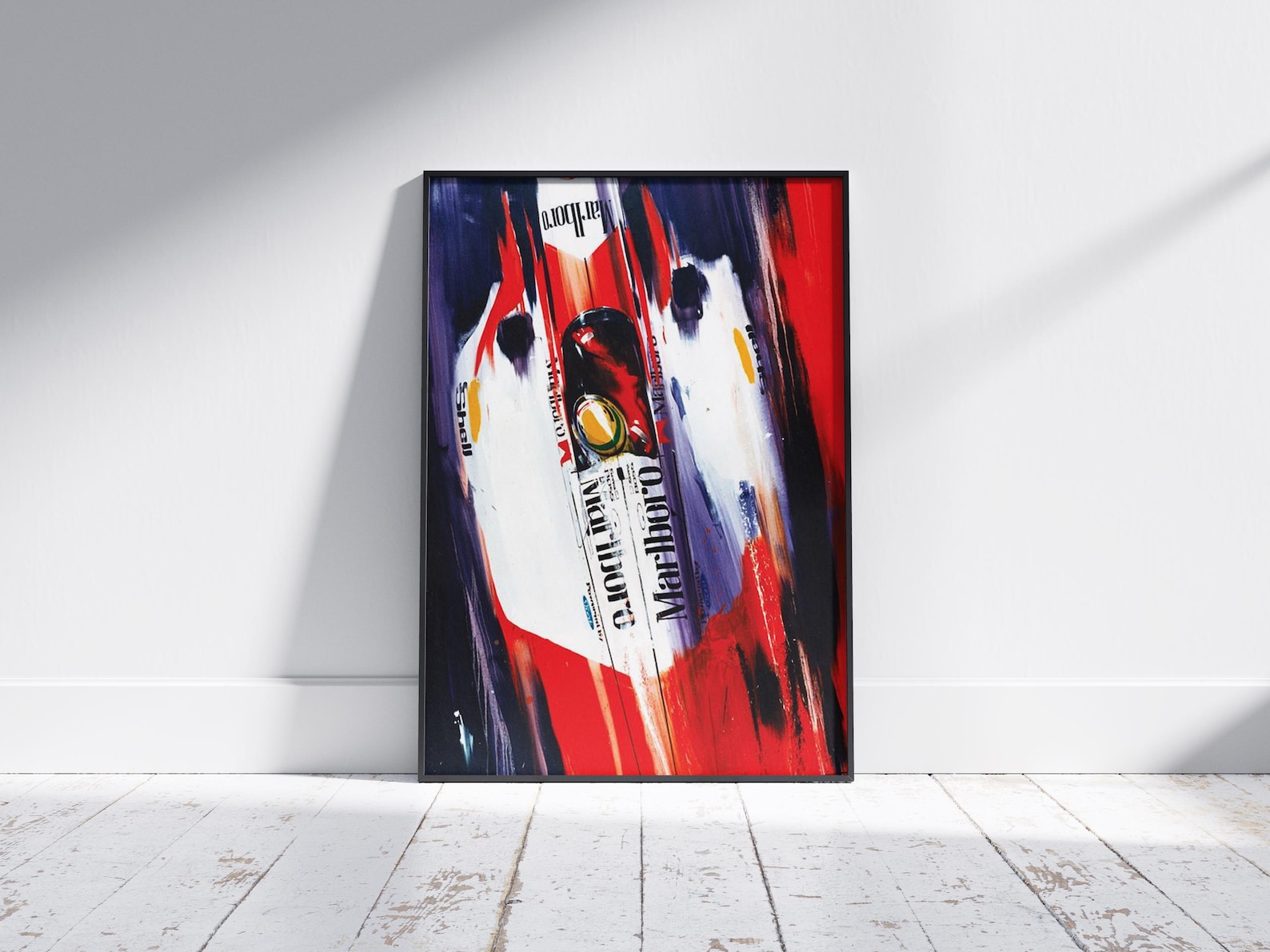 Ayrton Senna Poster Formula 1 Wall Art Ayrton Senna Sim Racing Decor F1 ...