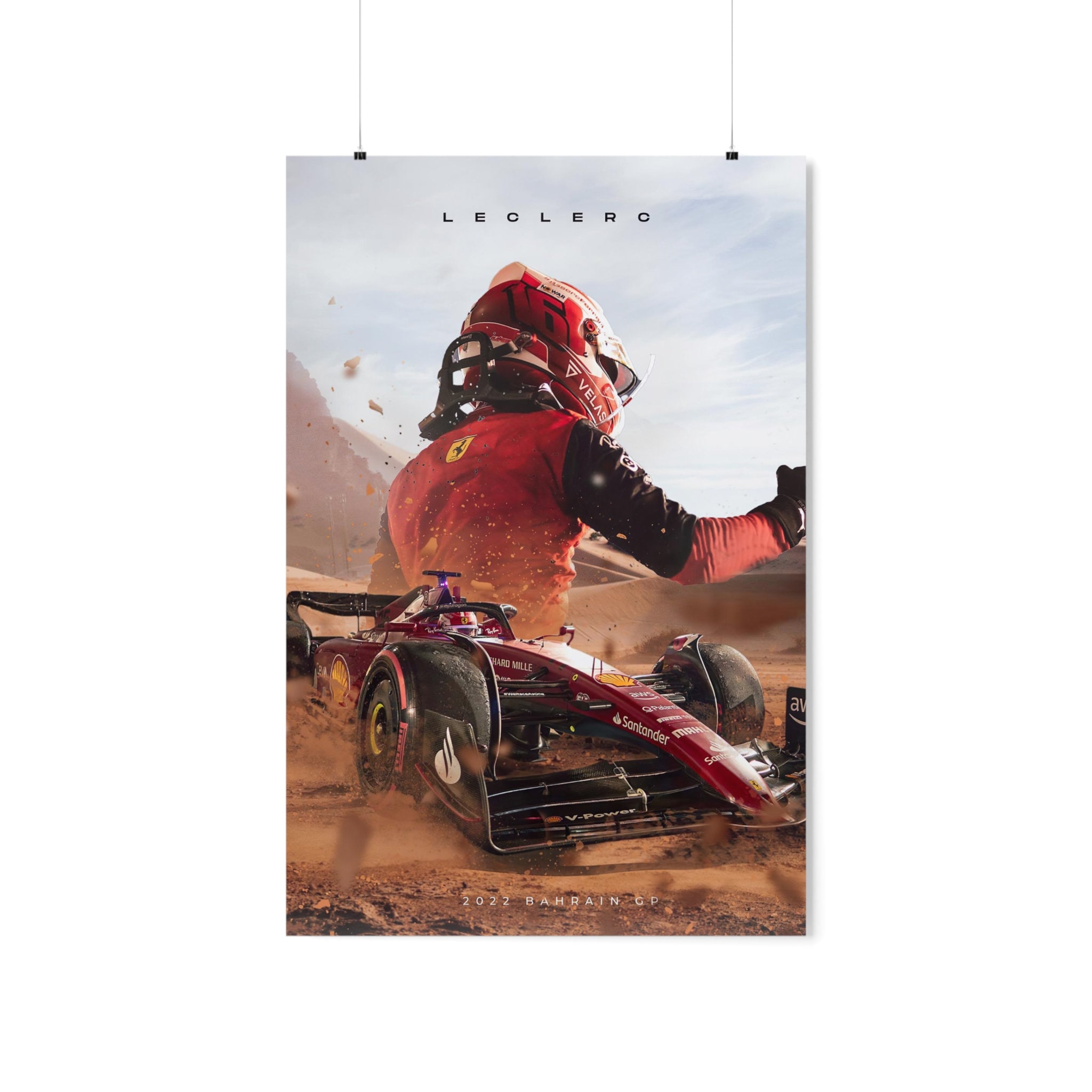 Charles Leclerc Poster Formula 1 Wall Art Charles Leclerc Sim - Etsy