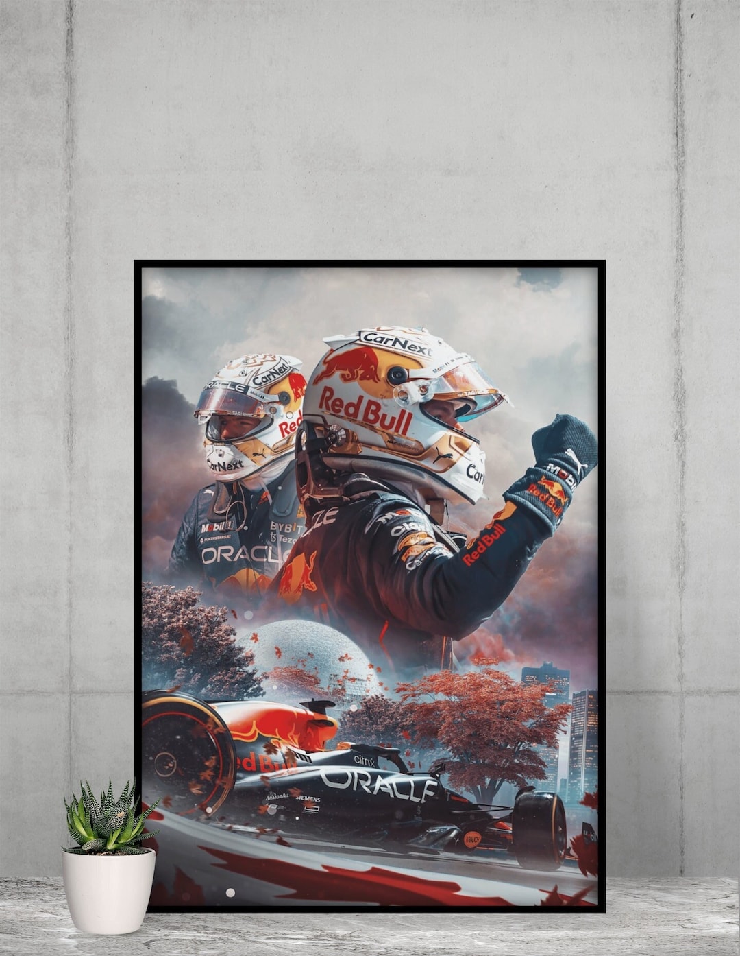 Max Verstappen Poster Formula 1 Wall Art Max Verstappen Sim Racing ...