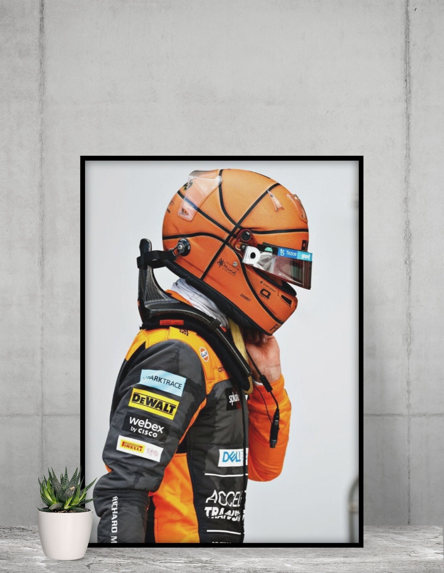 Lando Norris Poster Formula 1 Wall Art Lando Norris Sim Racing Decor F1 ...