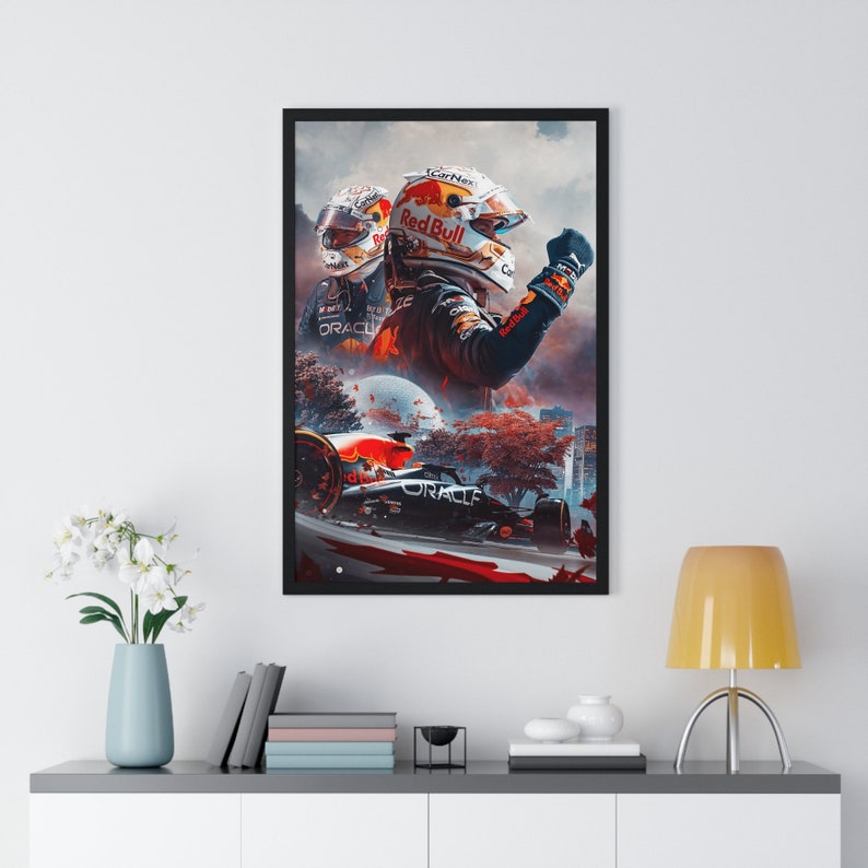Max Verstappen Poster Formula 1 Wall Art Max Verstappen Sim Racing ...