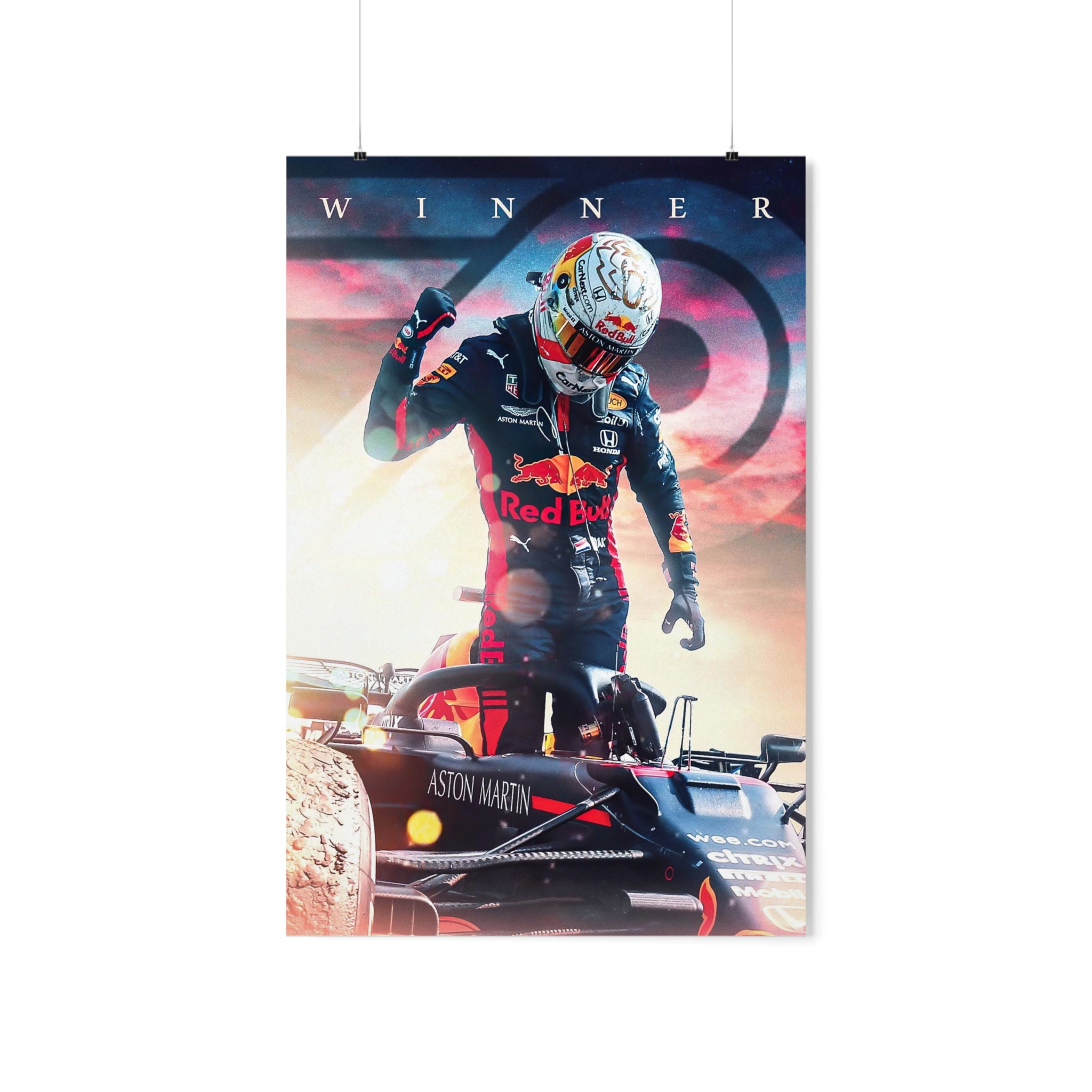 Poster Max Ver Steppen Formula 1 Wall Art Max Verstappen Sim Racing ...