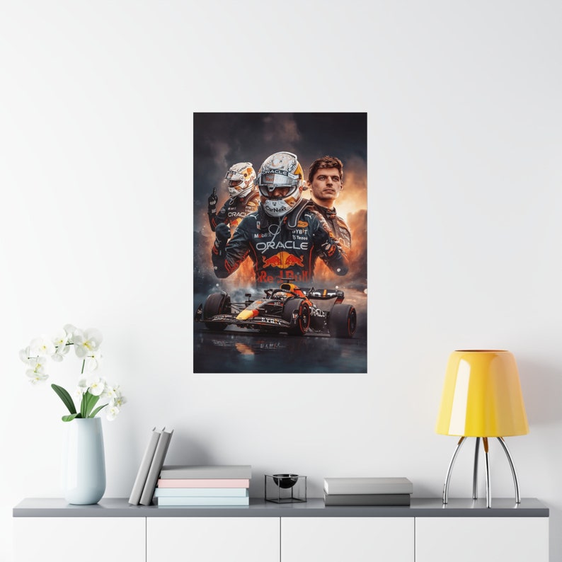 Max Verstappen Poster Formula 1 Wall Art Max Verstappen Sim Racing ...