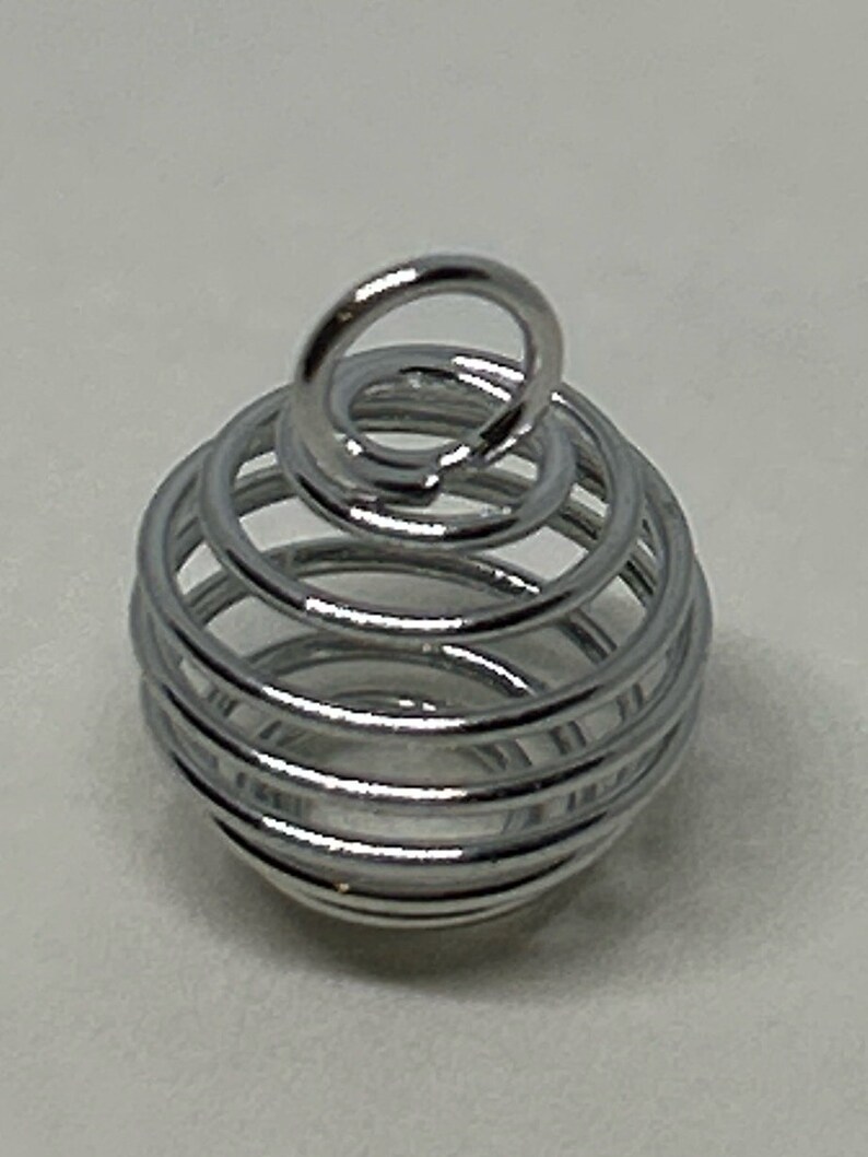 Mini Bead Cage Lantern Pendants! Antique Silver Finish! DIY Jewelry (10 ...