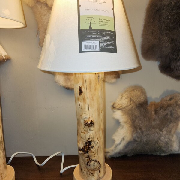 Rustic Log Lamps - Etsy