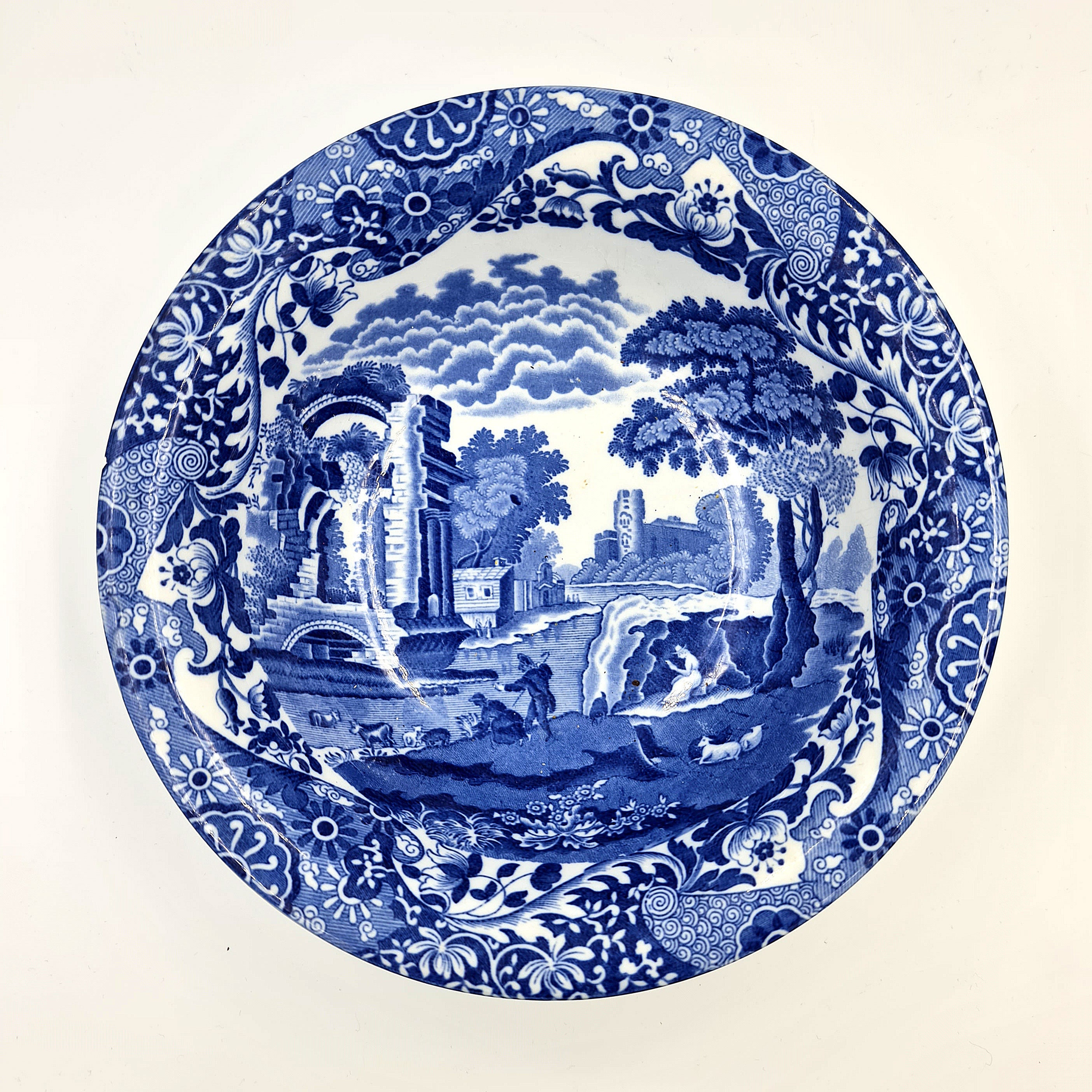 Copeland Spode Blue Italian Vintage Dinner and Tea Set Pieces 12 Pieces ...