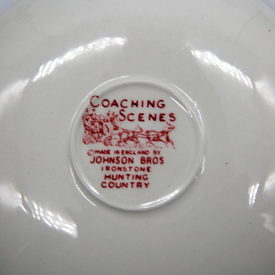 Johnson Brothers coaching Scenes Series Plate - Etsy