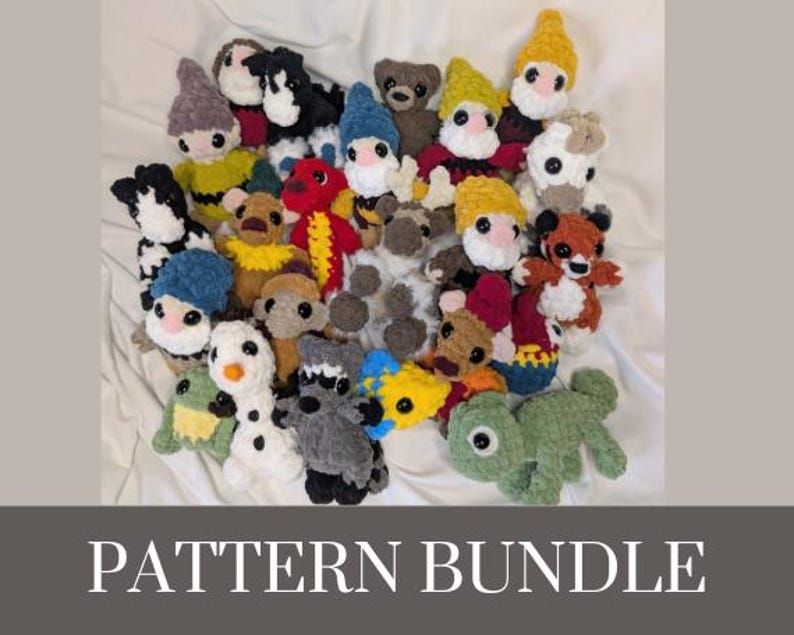 Princess Sidekick Crochet Bundle PATTERN ONLY - Etsy