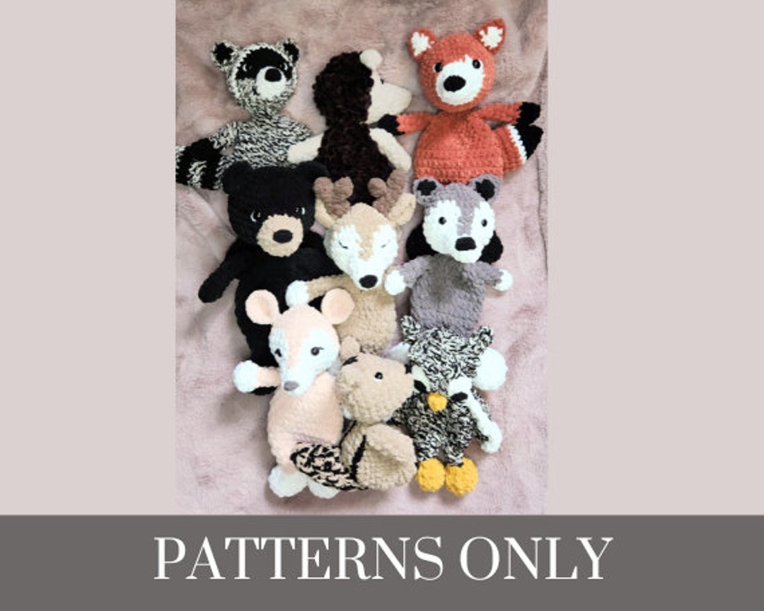 Woodland Snugglers Crochet PATTERN ONLY Mega Pack 8-in-1 - Etsy UK