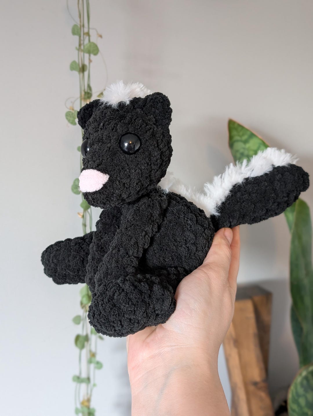 Handmade Crochet Skunk Stuffed Animal - READY TO SHIP! - Etsy