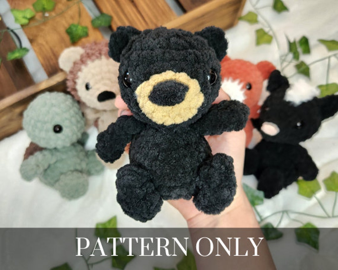 Woodland Mini: Bear Crochet PATTERN ONLY - Etsy