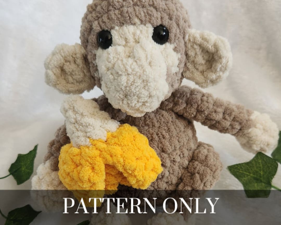 Little Monkey Crochet PATTERN ONLY - Etsy