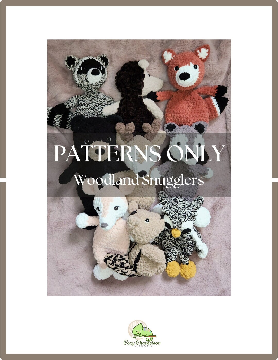 Woodland Snugglers Crochet PATTERN ONLY Mega Pack 8-in-1 - Etsy