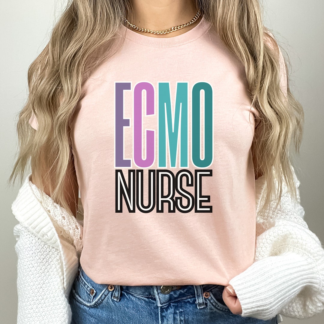 ECMO Nurse Shirt, ECMO Specialist Shirt, Nurse Shirt, ICU Shirt, Gift ...