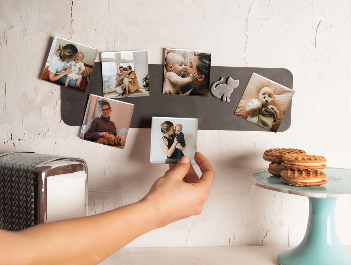 2x2 Square Magnet, Custom Photo Magnet, 2x2 Personalized Photo Magnet ...