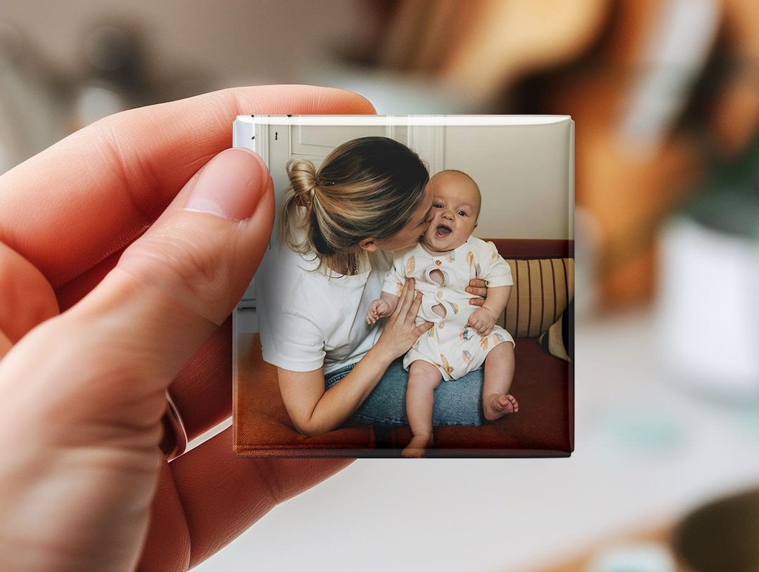 2x2 Square Magnet, Custom Photo Magnet, 2x2 Personalized Photo Magnet ...