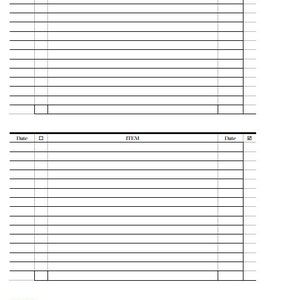 PRINTABLE A5 Miscellaneous Tracker Pages, A5 Ringed-planner Refill ...