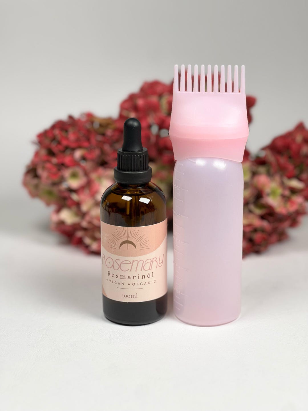 Rosemary Oil (100ml) & Hair Root Comb, Scalp Care, Hair Care - Scalp ...