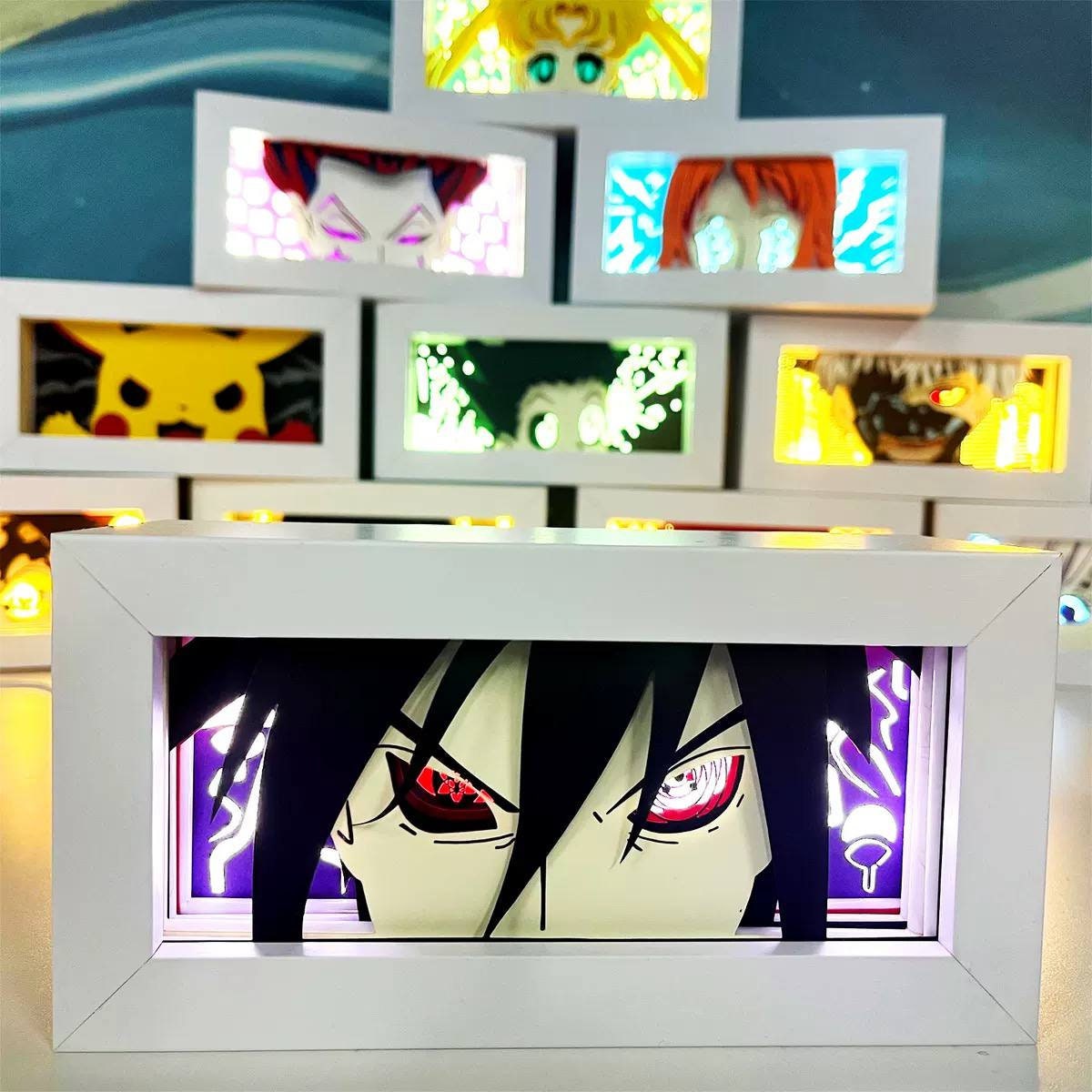 Handcrafted Anime LED Anime Light Box Handmade 3D Paper Decor Paper ...