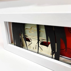 Handcrafted Anime LED Anime Light Box Handmade 3D Paper Decor Paper ...