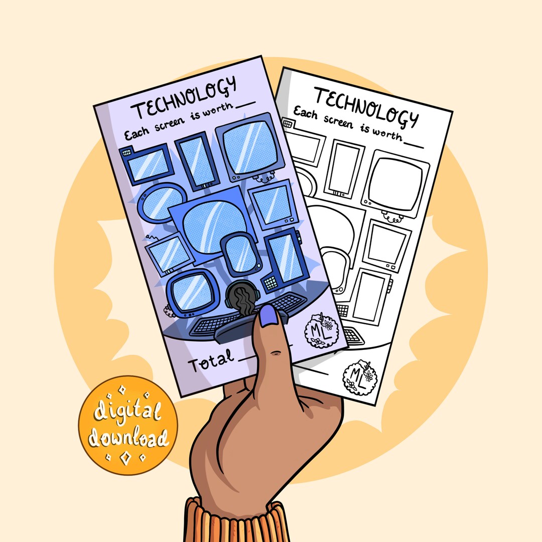 Technology Saving Challenge, Budgeting, Digital Download, Printable ...
